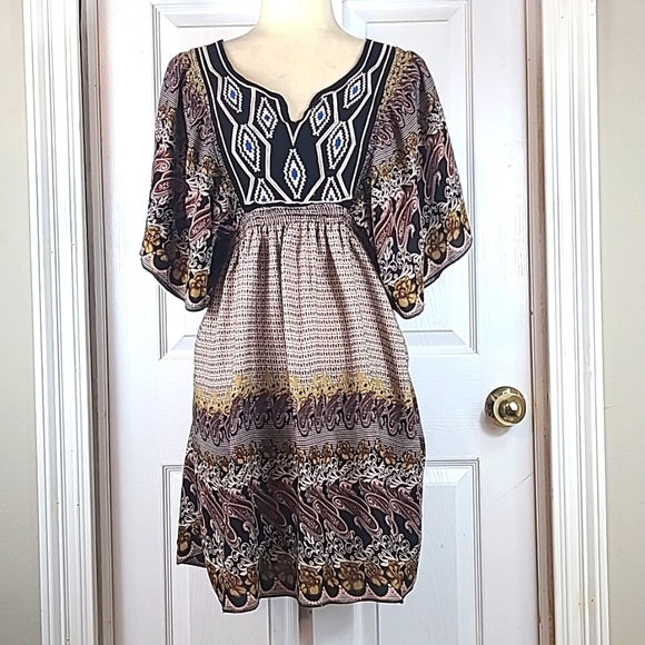 Angie | Dresses | Angie Southwesternbohemian Mini Dress | Poshmark
